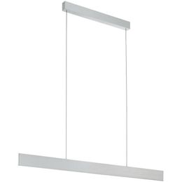 39267 led Pendelleuchte climene alu-gebürstet weiß L:118cm B:5cm H:150cm - Eglo