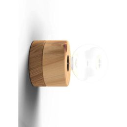 Wandlampe aus Holz mit Kabel und Stecker 0239 almut - Zirbe • Eiche