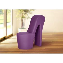 Fun Moebel - Schuhsessel designer Sessel - donna / violet - High Heel Sessel
