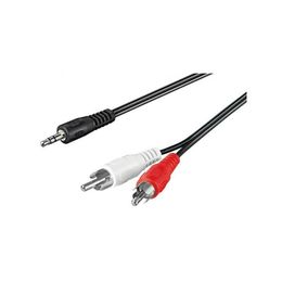 goobay Audiokabel 3,5mm stereo / 2x Cinch St/St 0.50m (50440)