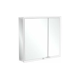 Villeroy & Boch My View Now, Spiegelschrank für Aufputz mit Beleuchtung, 800x750x168 mm, mit Sensordimmer, 2 Türen, A45580 - A4558000 - Villeroy&boch