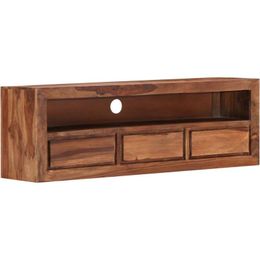 Bonnevie - TV-Schrank,TV-Möbel 120x30x40 cm Massivholz Palisander vidaXL