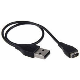 Fitbit Charge HR-kompatibles USB-Ladekabel (28 cm) – Schwarz