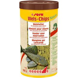 Wels Chips Nature 1000ml Bodenfuttertabletten Futtertabletten Fischfutter Aquarium - Sera