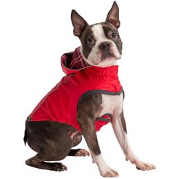 Gf Pet - Elastofit Regenmantel für Hunde, rot - 2XS
