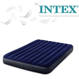Intex - Luftbett 203x152x25 cm blau Gästebett Luftmatratze