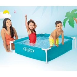 Intex - Frame Pool Mini 122 x 122 x 30 cm blau