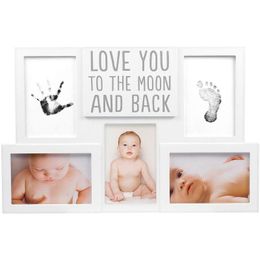 Babyprints Collage Rahmen 'Love You to the Moon and Back'