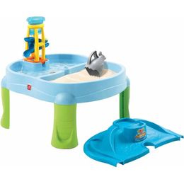 Splash & Scoop Bay Sand & Wassertisch Wasserspieltisch für Kinder in Blau Wasserspielzeug / Sandtisch für den Garten - Blau - Step2