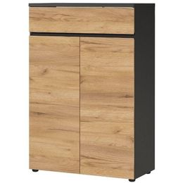 Germania Kommode Aktenschrank Büro Stauraum ca. 80 x 120 x 40 cm lissabon Graphit Grau ...