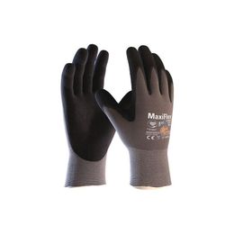 ATG - Handschuhe MaxiFlex Ultimate ad-apt 42-874 Gr.7 grau/schwarz Nyl.