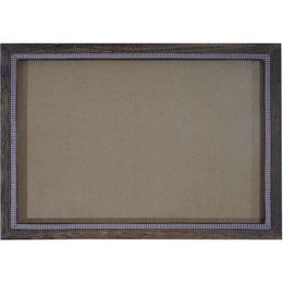 Bilderrahmen HHG 374, Fotorahmen Holzrahmen, 26x36cm Shabby-Look Landhaus braun - brown