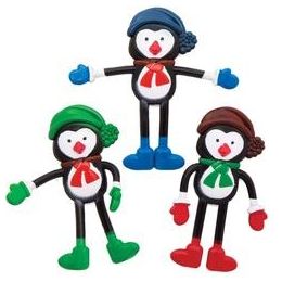 Biegsame Pinguine (4 Stück) Weihnachtsspielzeug