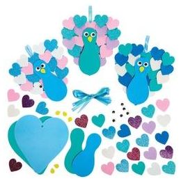 Love Heart Pfau Dekoration Kits (Pro Set 5) Bastelaktivitäten Valentinstag