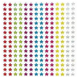 3D-Glitzer-Aufkleber Sterne (280 Stück) Bastelbedarf Verzierung & Dekorationen