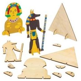 Holzformen "Ägypten" zum Aufstellen (6 Stück ) Bastelblanks & Basen