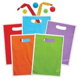 Regenbogenfarben-Party-Beutetaschen (10 Stück) Partyzubehör
