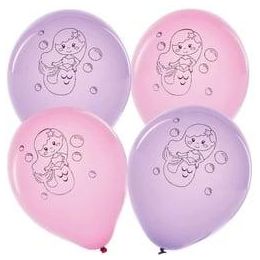 Partyluftballons "Meerjungfrau" (10 Stück ) Partyzubehör