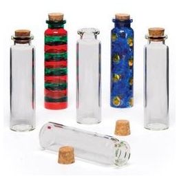 Kleine Glasflaschen (8 Stück ) Bastelmaterial