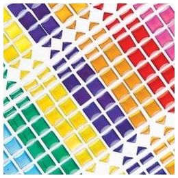 Selbstklebende Mosaiksteine (375 Stück) Bastelbedarf Verzierung & Dekorationen