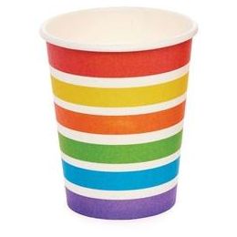 Partybecher "Regenbogen" (10 Stück ) Partyzubehör