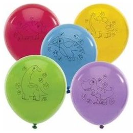 Partyluftballons "Dinosaurier" (10 Stück ) Partyzubehör