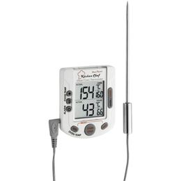 Tfa Dostmann - 14.1503 Küchen-Thermometer Ofen- und Kerntemperatur, mit Touchscreen, mit Timer, Alarm
