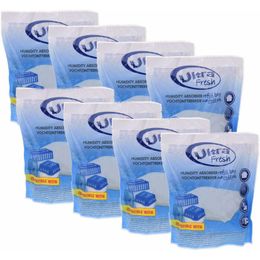 Spetebo Luftentfeuchter Nachfüllbeutel 450g - 8er Pack - Ultra Fresh Raumentfeuchter Granulat Nachfüllpack