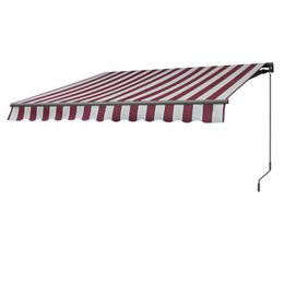 Gelenkarm-Markise 4 x 2,5 m Red Stripe Markisen - TrendLine