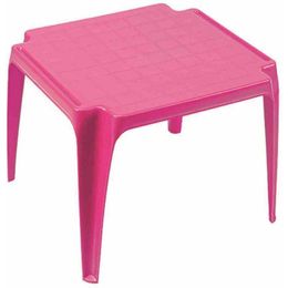 ProGarden Kindertisch, 50x50 cm, pink Vollkunststoff, Monoblock, stapelbar