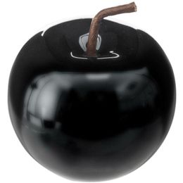 Atmosphera Deko-Apfel Celine aus Keramik D8 -5cm - Schwarz - Schwarz