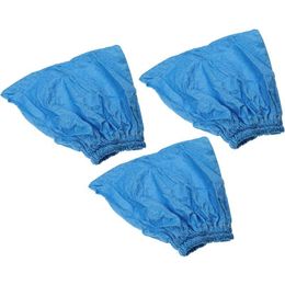 3x Textilfilter kompatibel mit Lidl / Parkside pnts 1400 F2 - ian 287974 Staubsauger, Nass-/Trockensauger - Stoffbeutel, Abwaschbar Blau - vhbw