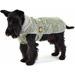 Fashion Dog - reflektierender Regenmantel für Hunde mit Kunstpelzfutter - 55 cm