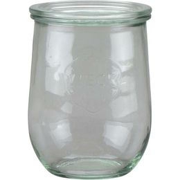 Siena Home - Tulpe-Glas Cucinare Rundrand 1,0 l Weck-Glas, Rundrand-Deckel