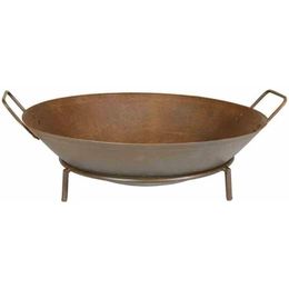 siena GARDEN - Feuerschale Rusty ø 48 cm Eisen rostbraun, mit Griffen