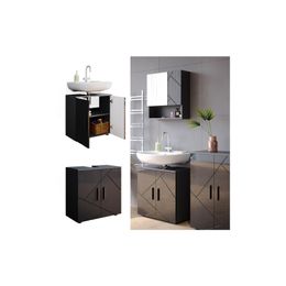 VICCO Waschbeckenunterschrank Badschrank Unterschrank Irma Badezimmerschrank