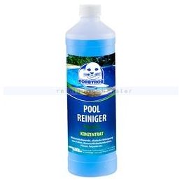 Schwimmbadreiniger Robby Rob Poolreiniger basisch Konzentrat Materialschonend, geruchsneutral, 1 L Flasche