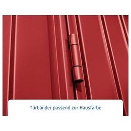 EcoStar Gerätehaus Trend-S Typ 3 purpurrot 323,6 x 247,7 x 219,4 cm