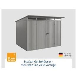 EcoStar Gerätehaus Trend-P Typ 3 graualuminium 312,7 x 283,4 x 232,3 cm
