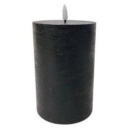 Kerze mit LED Fendy in Schwarz