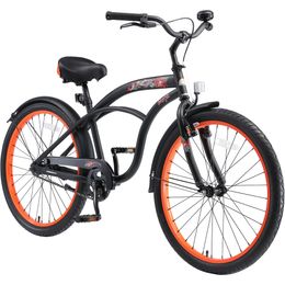 Jugendfahrrad Bikestar Fahrräder Gr. 36 cm, 24 Zoll (60,96 cm), schwarz Kinder Fahrräder
