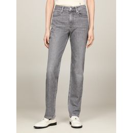 Straight-Jeans Tommy Hilfiger Gr. 27, Länge 30, grau Damen Jeans Gerade