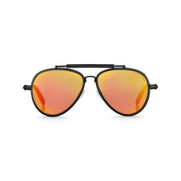 Thomas Sabo Sonnenbrille HARRISON Pilotenform orange verspiegelt schwarz
