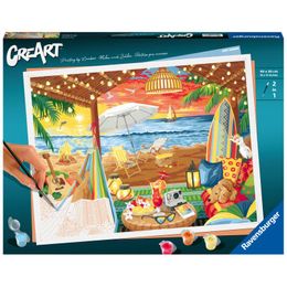 RAVENSBURGER VERLAG Ravensburger CreArt - Malen nach Zahlen 20276 - Cozy Cabana - ab 14 Jahren