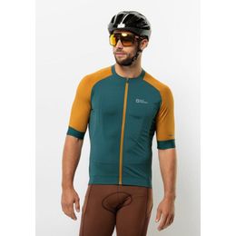 Jack Wolfskin Fahrradjacke GRAVEX FZ S/S M, grün