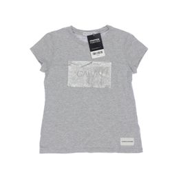 Calvin Klein Jeans Damen T-Shirt, grau, Gr. 128