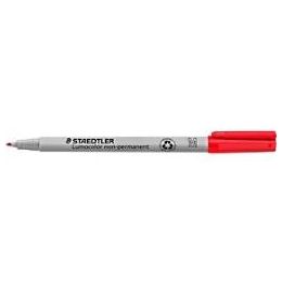 Staedtler Lumocolor Non-Permanent Folienstifte Mittel Faserschreiber Rot 10 Stück