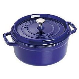 Staub La Cocotte 26cm rund dunkelblau, Gusseisen