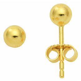 Adelia´s Paar Ohrhänger ADELIA´S "Damen Goldschmuck 1 333 Gold Ohrringe / Ohrstecker Ø 4 mm" Gr. Damen, goldfarben (gold) Damen Ohrhänger