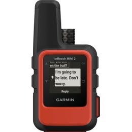 Garmin Outdoor-Navigationsgerät "Garmin inReach Mini 2 Black GPS EMEA" Navigationsgeräte TracBack-Routing-Funktion, Punkt-zu-Punkt-Navigation rot (rot, schwarz) Mobile Navigation